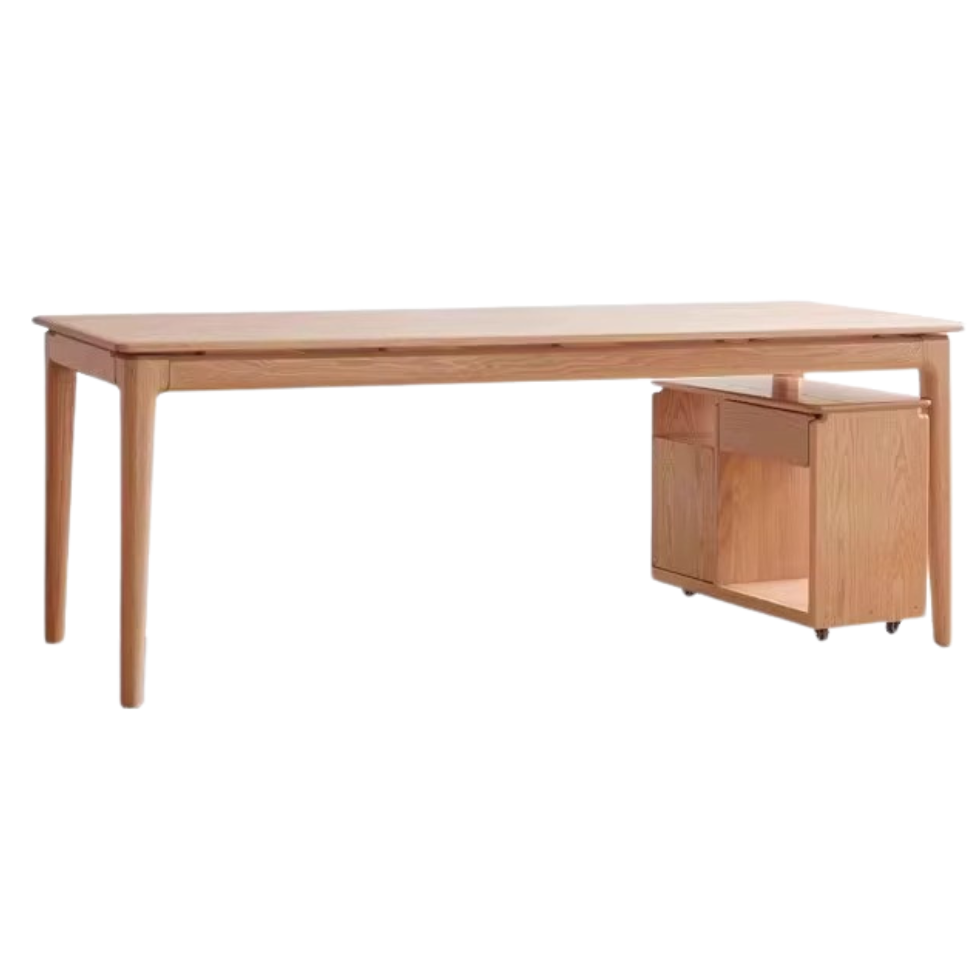 Oak solid wood Long office desk)