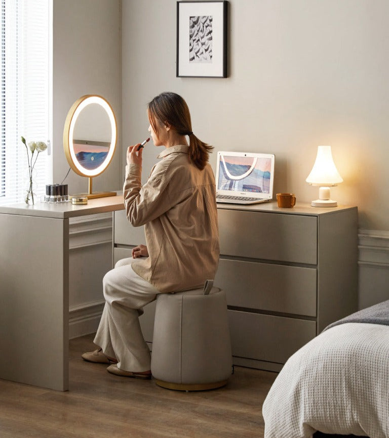 Poplar solid wood Dressing table: