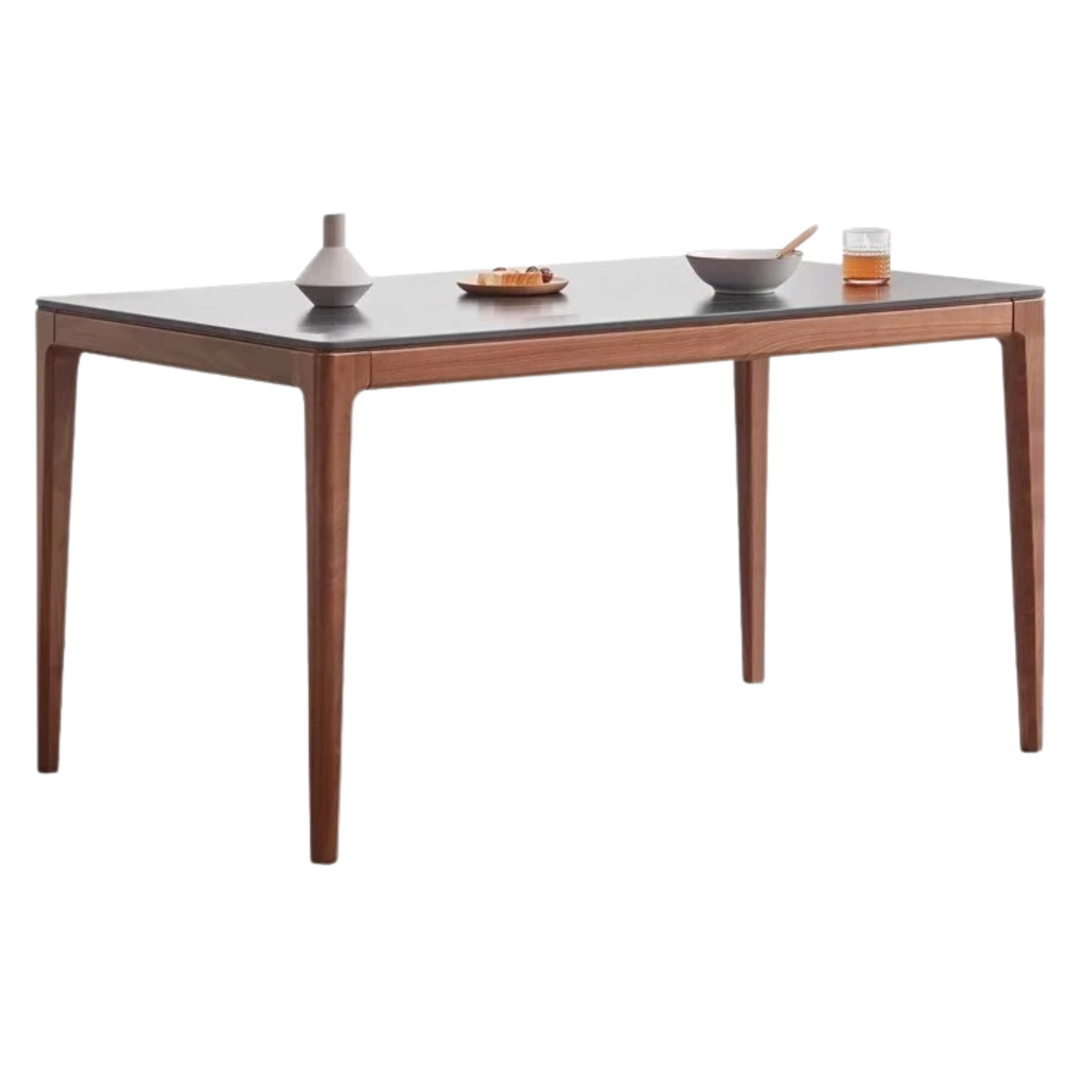 Black walnut Dining Tables with slate top-