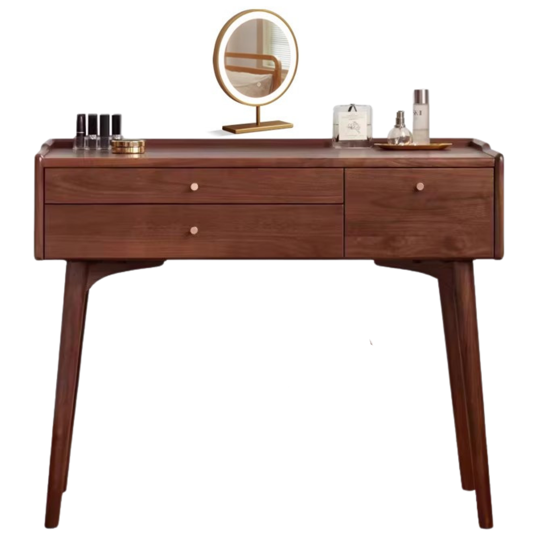 Black Walnut , Ash solid wood Dressing table: