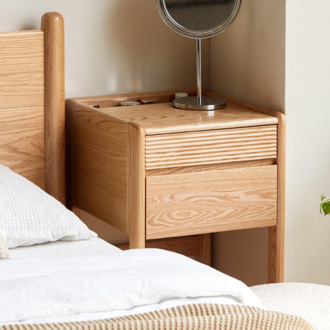 Oak Dressing Table Multifunctional Bedside Table: