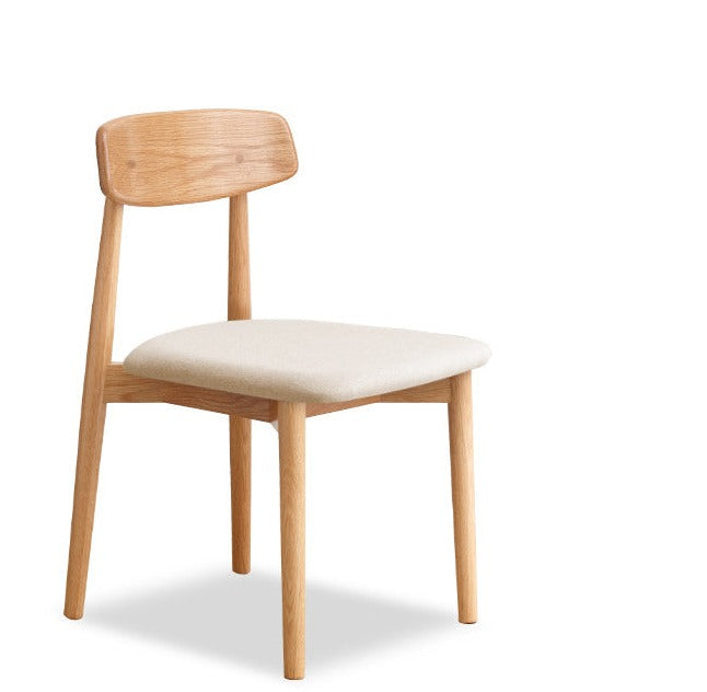 4 pcs set Ash, Oak, Beech, Black Walnut Solid wood -Dining chair: