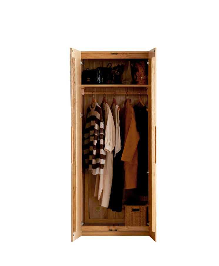 Oak solid wood Wardrobe