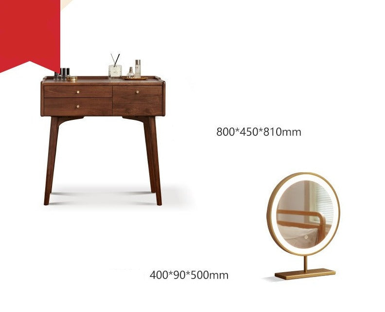 Black Walnut , Ash solid wood Dressing table: