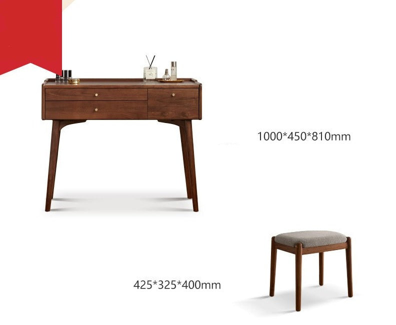 Black Walnut , Ash solid wood Dressing table: