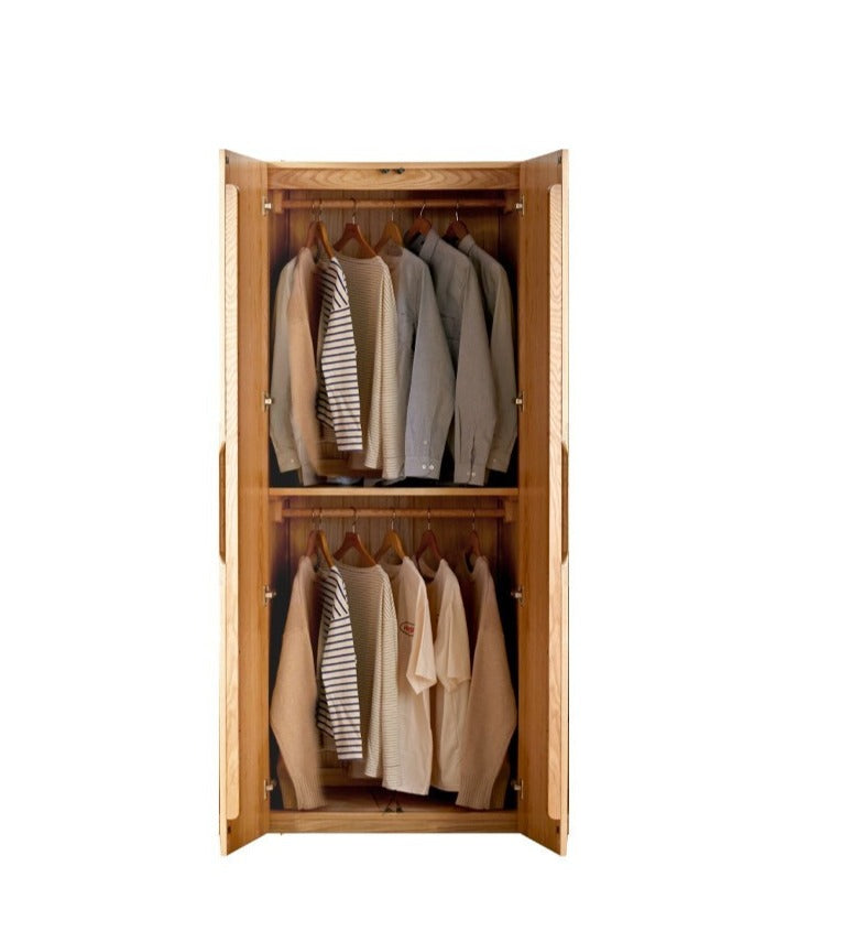 Oak solid wood Wardrobe