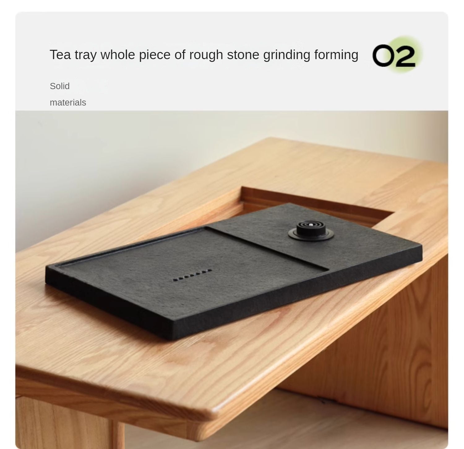 Oak solid wood telescopic modern tea table