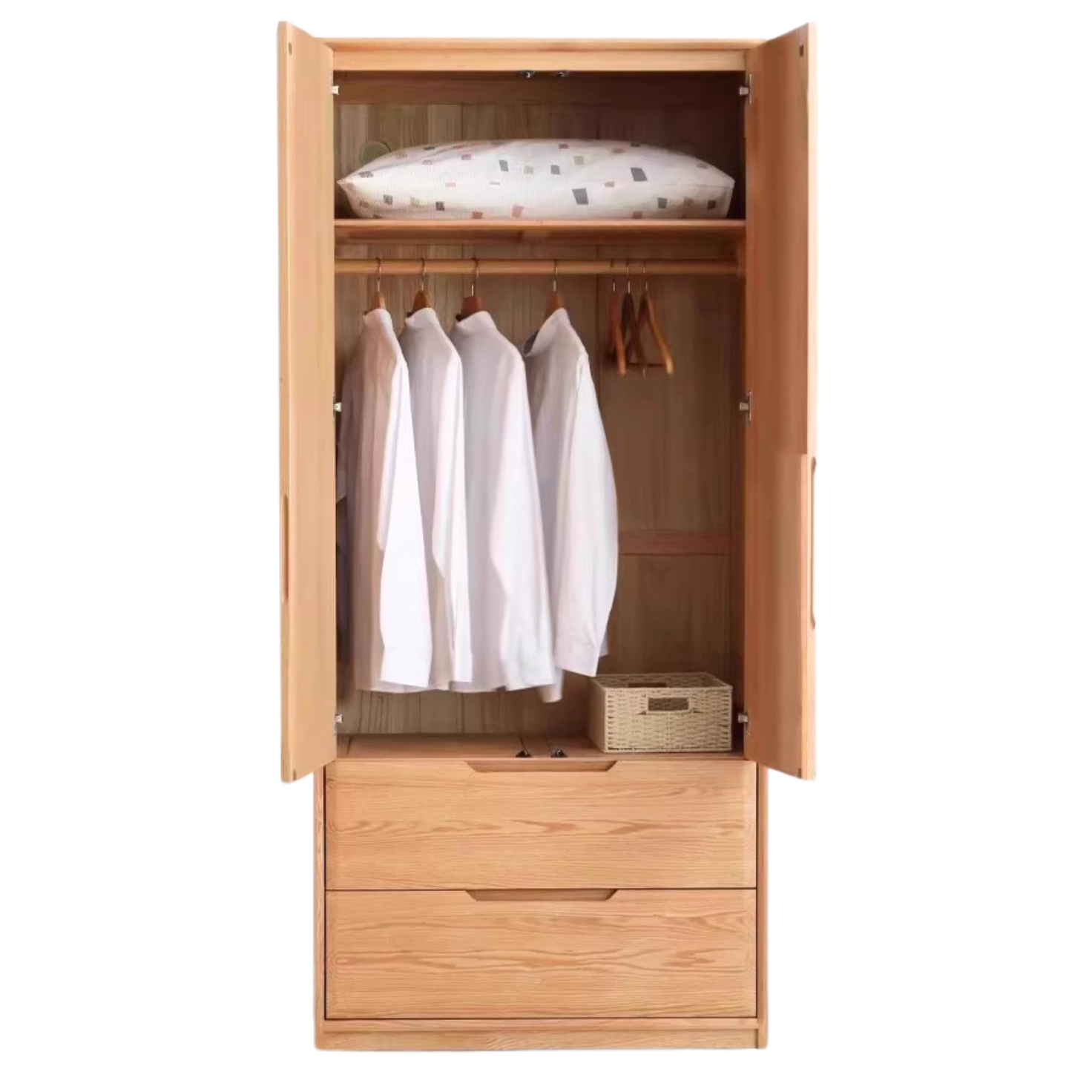 Oak solid wood Wardrobe