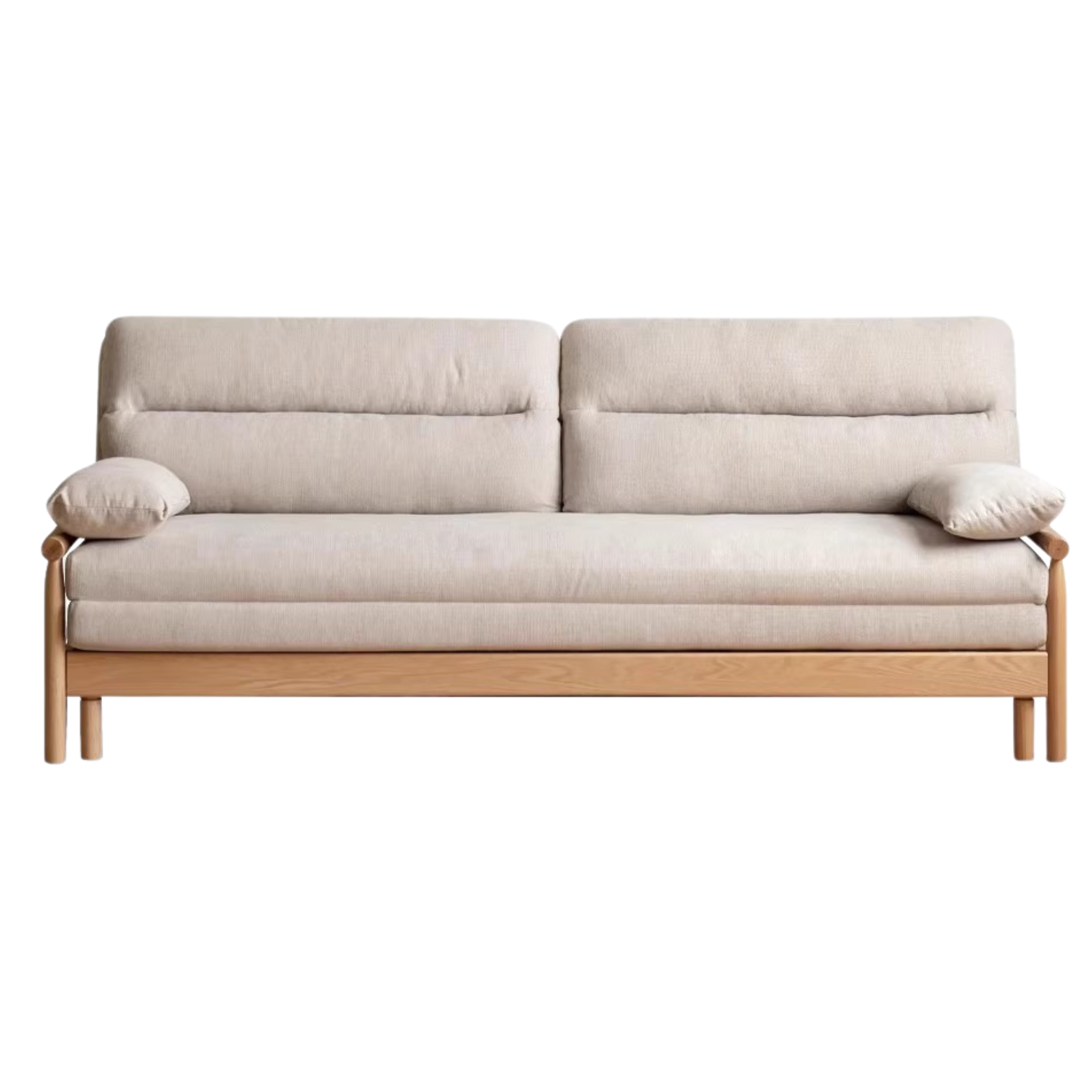 Oak solid wood sofa bed Sleepers sofa