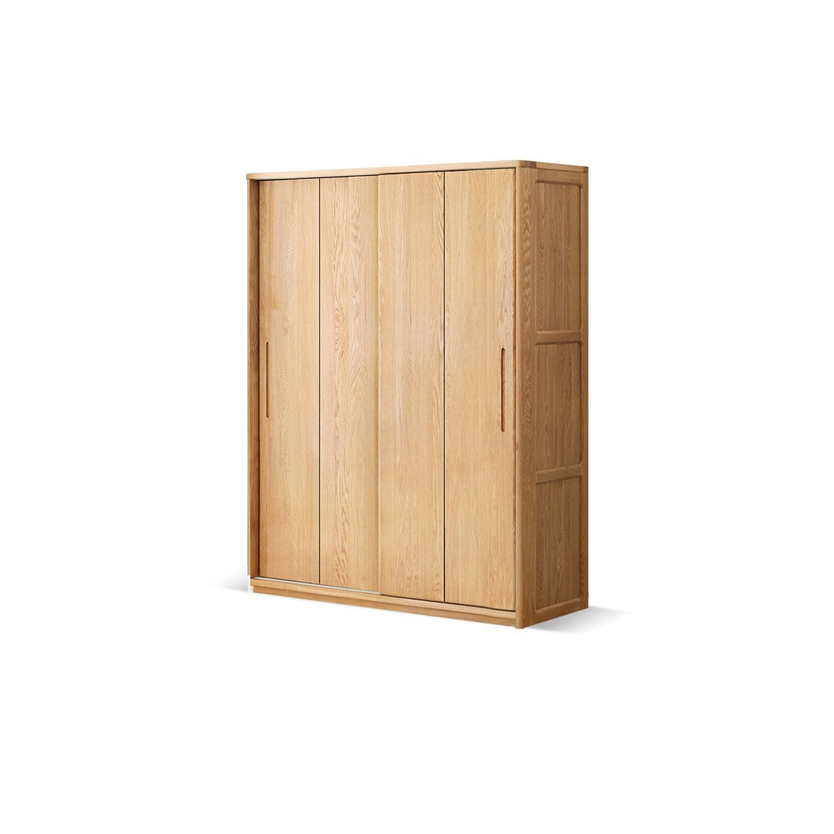 Oak, Ash solid wood wardrobe sliding door: