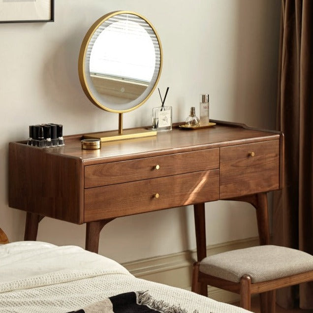 Black Walnut , Ash solid wood Dressing table: