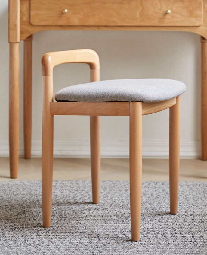 Solid wood Makeup stool chair