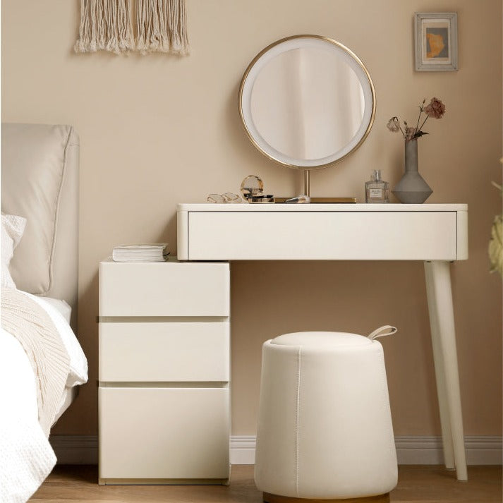 Poplar solid wood Telescopic dressing table