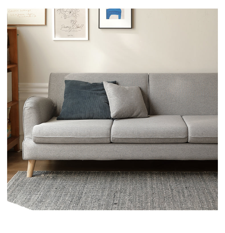 Simple modern fabric sofa)