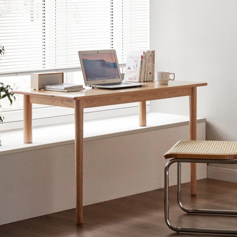 Oak solid wood Office desk ,bay window desk )