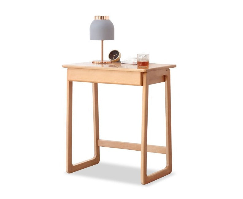 Beech solid wood small desk