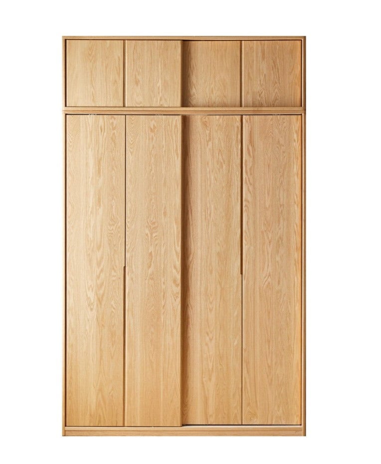 Oak solid wood Wardrobe sliding door